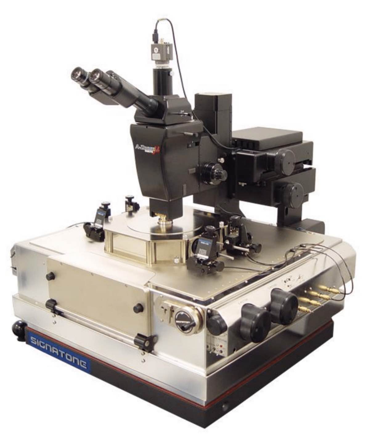 WL210LE - 8" high accuracy RF manual probe station with local enclosure